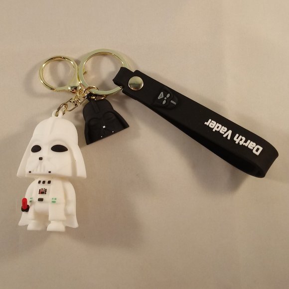Accessories | Darth Vader White Night Star Wars Key Chain Key Ring ...